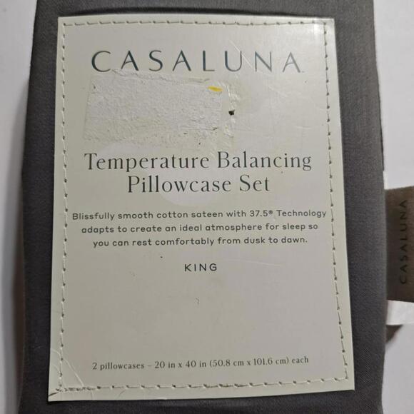 Casaluna | Bedding | Casaluna King Temperature Balance Dark Grey Color ...